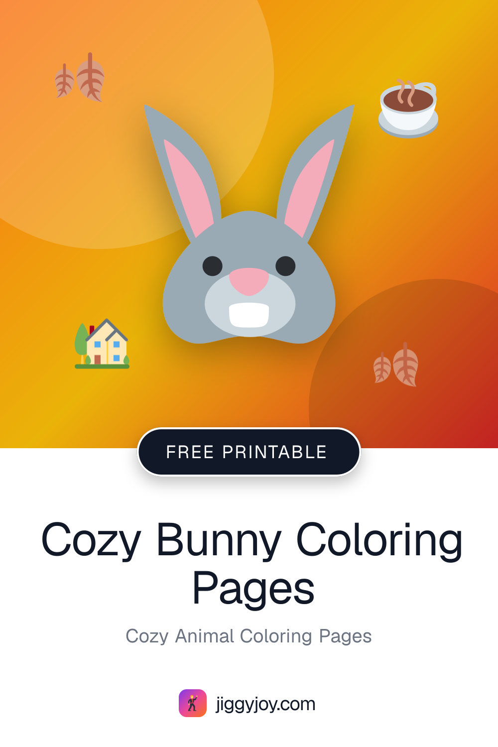 Cozy Bunny Coloring Pages — Free Printable | JiggyJoy